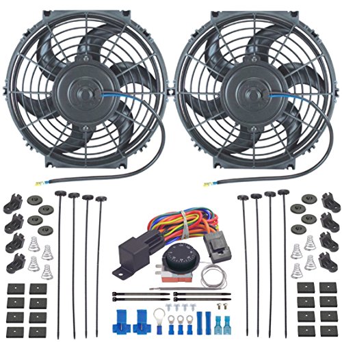 Buy American Volt Dual Reversible 12V Electric Engine Radiator Cooling ...