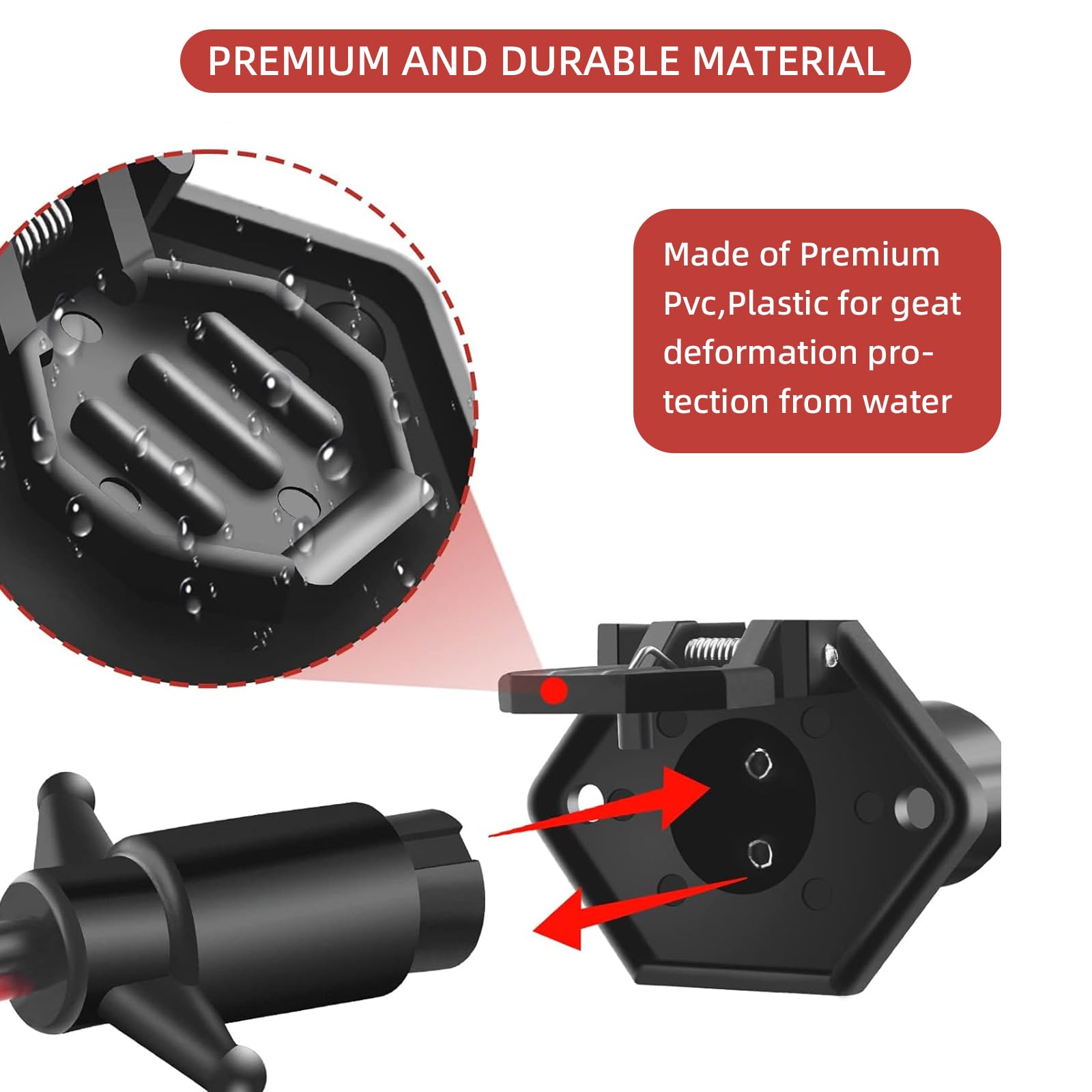 Mua Trolling Motor Plug 24V 10 Gauge 2-Wire Plug and Receptacle ...