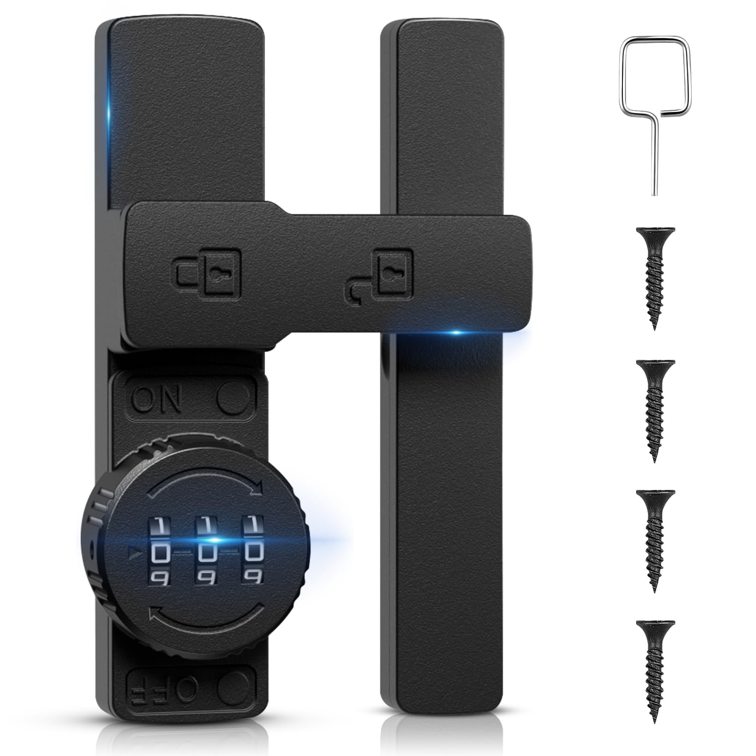 Barn Door Lock,180 Degree Flip Barn Door Locks and Gate Latches ...