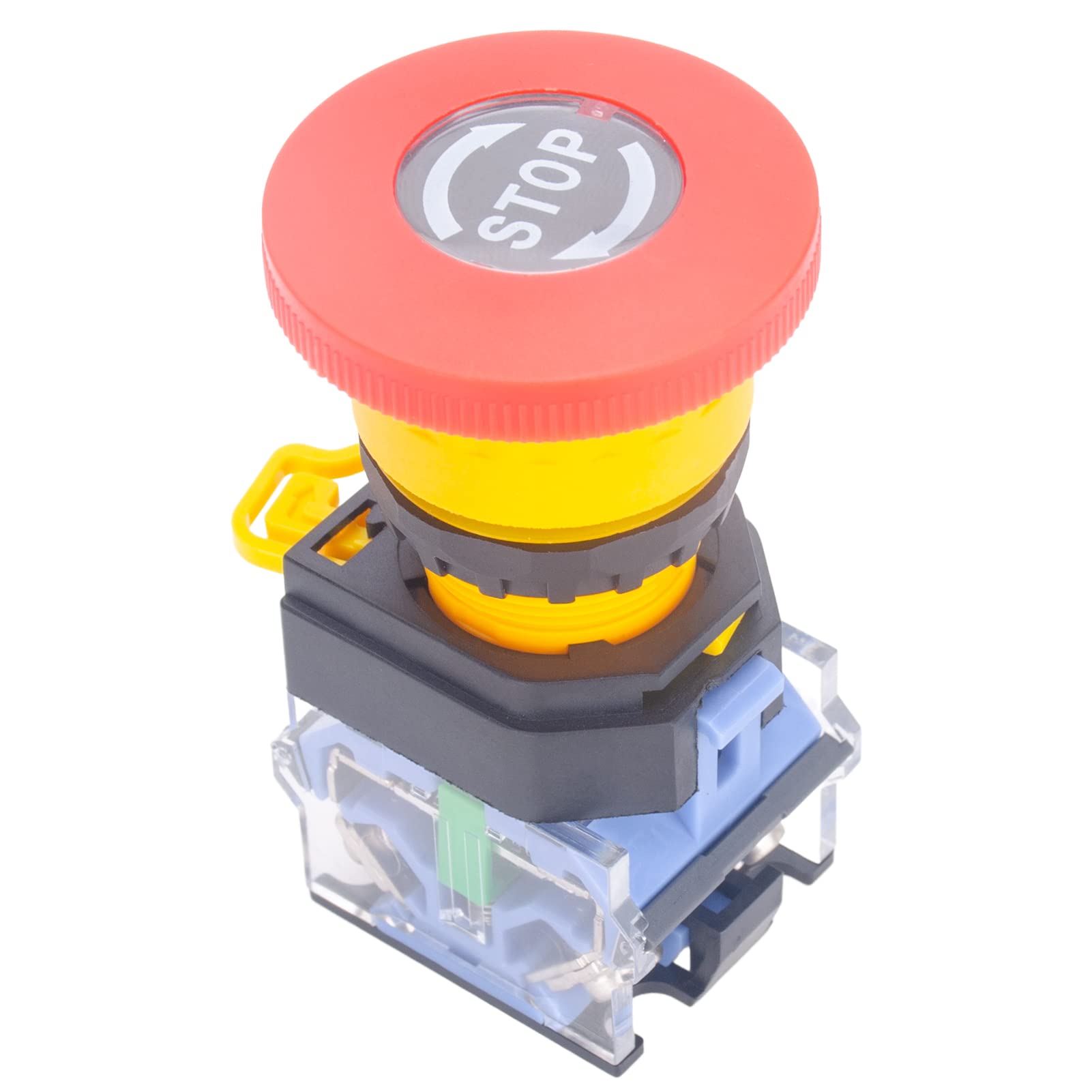 Mua Emergency Stop Button 22mm Latching Push Button Switch, Mushroom E ...