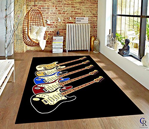 Guitar Area Rugs for Music Lovers - Makes an Original Gift