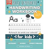 Amazon.com: Silly Sentences Handwriting Workbook for Kids: Penmanship ...