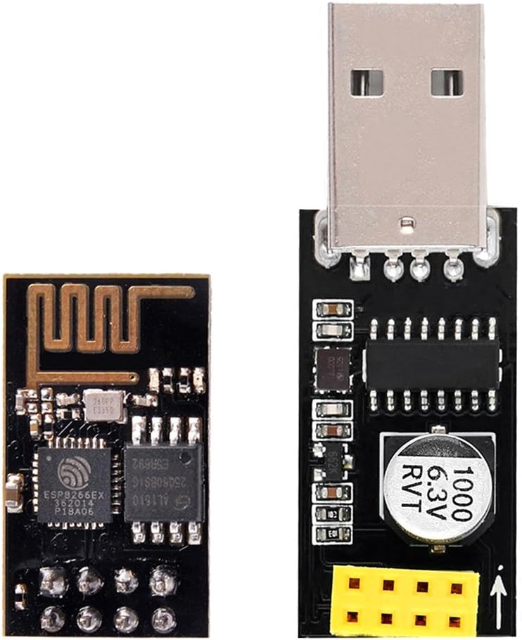 ESP-01 Serial WIFI Wireless Transceiver Module with USB Converter ...