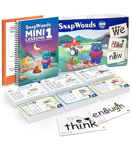 Multisensory Learning Cards SnapWords Sight Words Flash Cards - Numbers ...