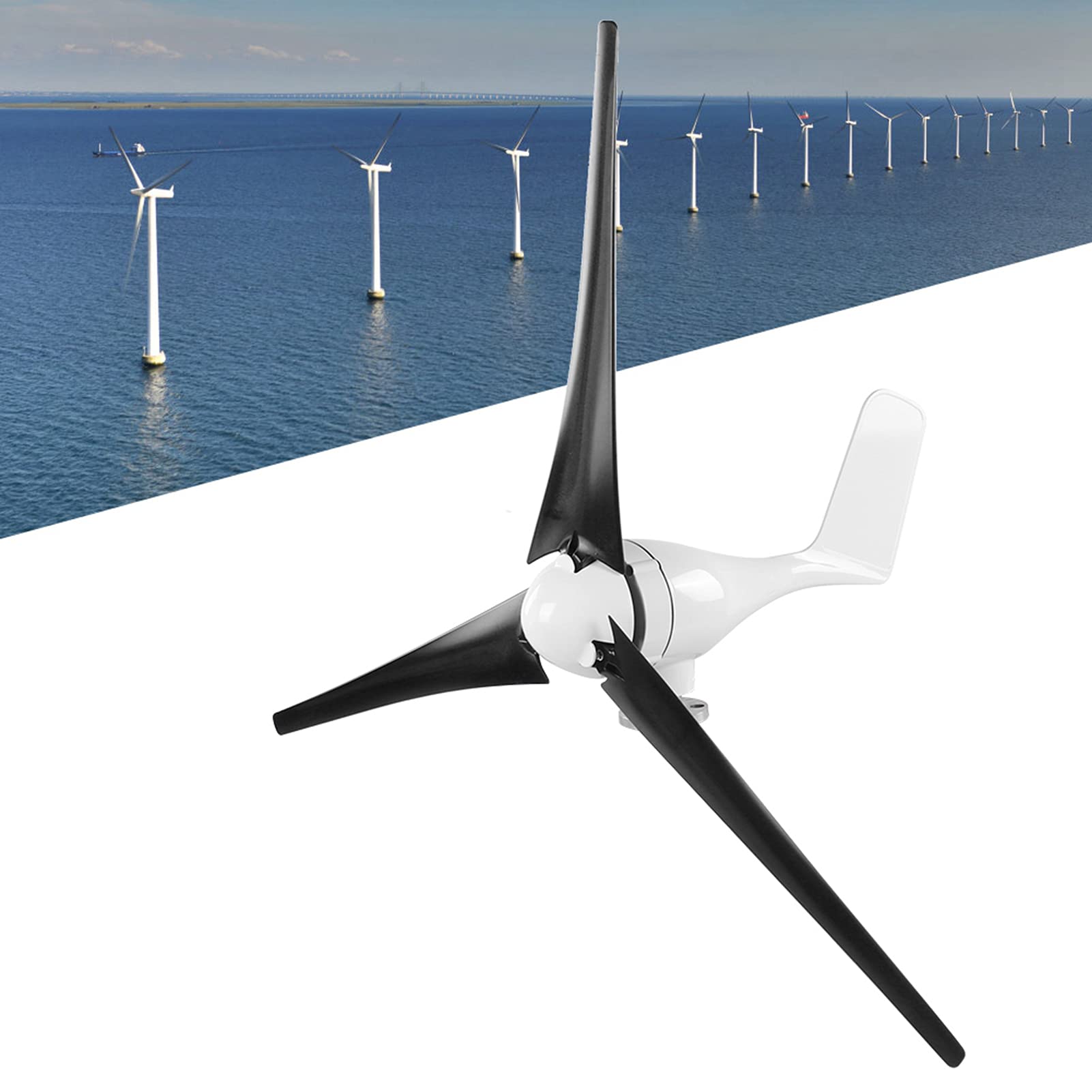 Wind Generator, wind turbine Small Wind Generator Turbines Kit 1600W ...