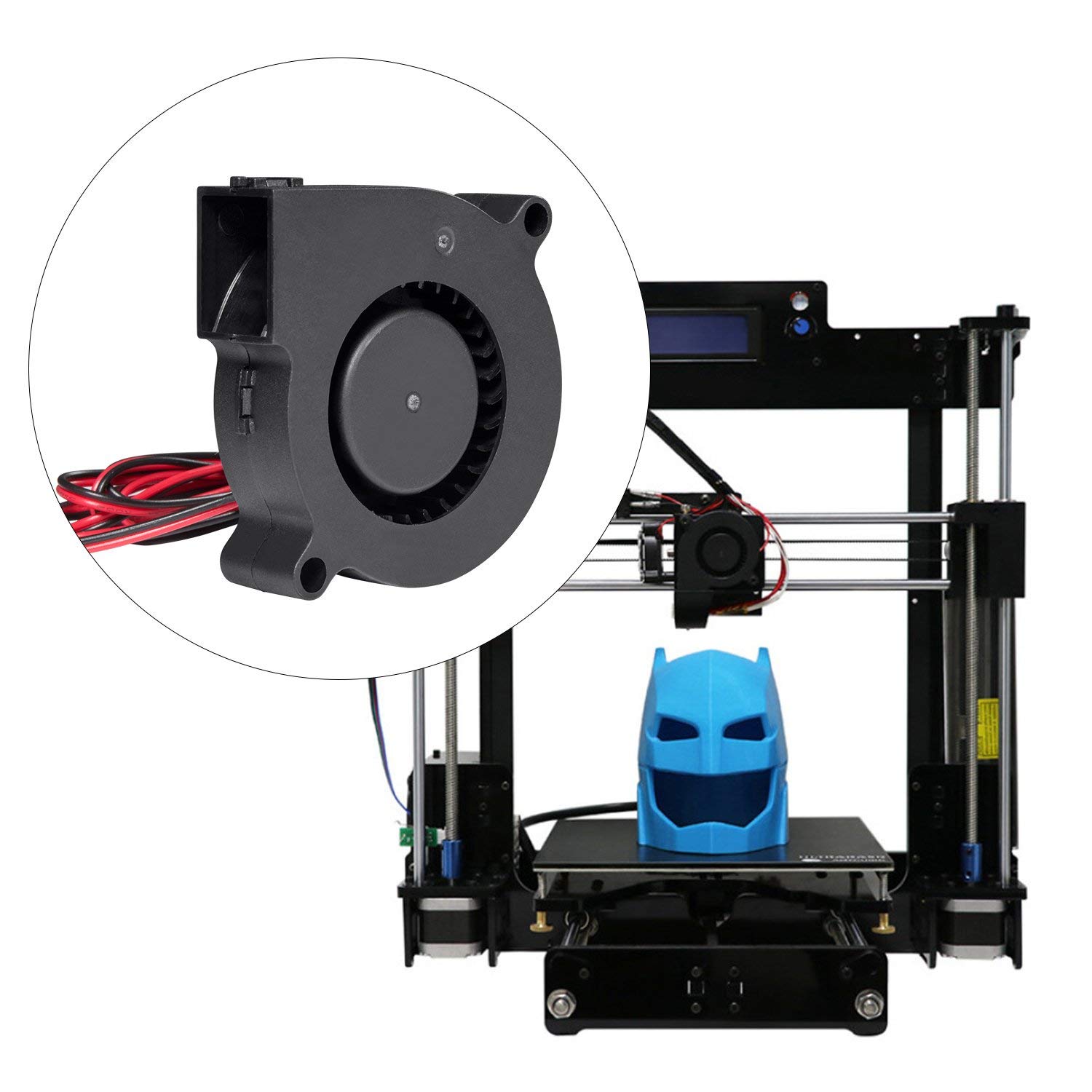 Furiga 3D Printer Fan 24V DC 50X50X15mm 5015 Blower Radial Cooling Fan ...