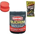 Margrey Silicrem 300gr con esponjas Rojos y Sachet Shampoo con Cera ...