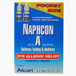 Alcon Naphcon Un oeil Allergy Relief Eye Drops Pack 2 - 0,16 onces liquides