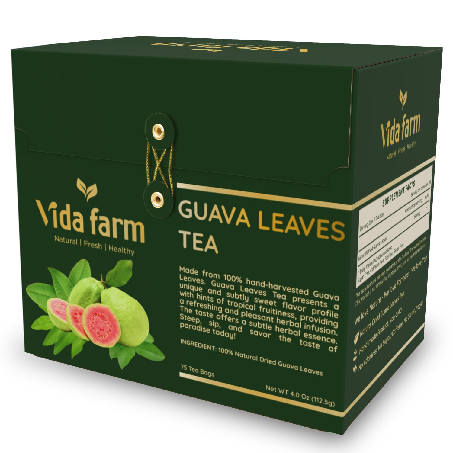 Mua 75 Natural Guava Leaves Tea Bags - Hojas de Guayaba Tea Bag, Dried ...