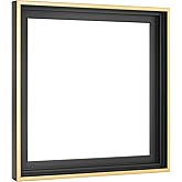 Amazon.com: MCS Canvas Float Frames 12x12 Frame, Walnut Woodgrain Square Frame for Finished ...