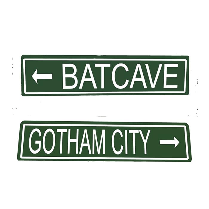 Gotham City Street Signs