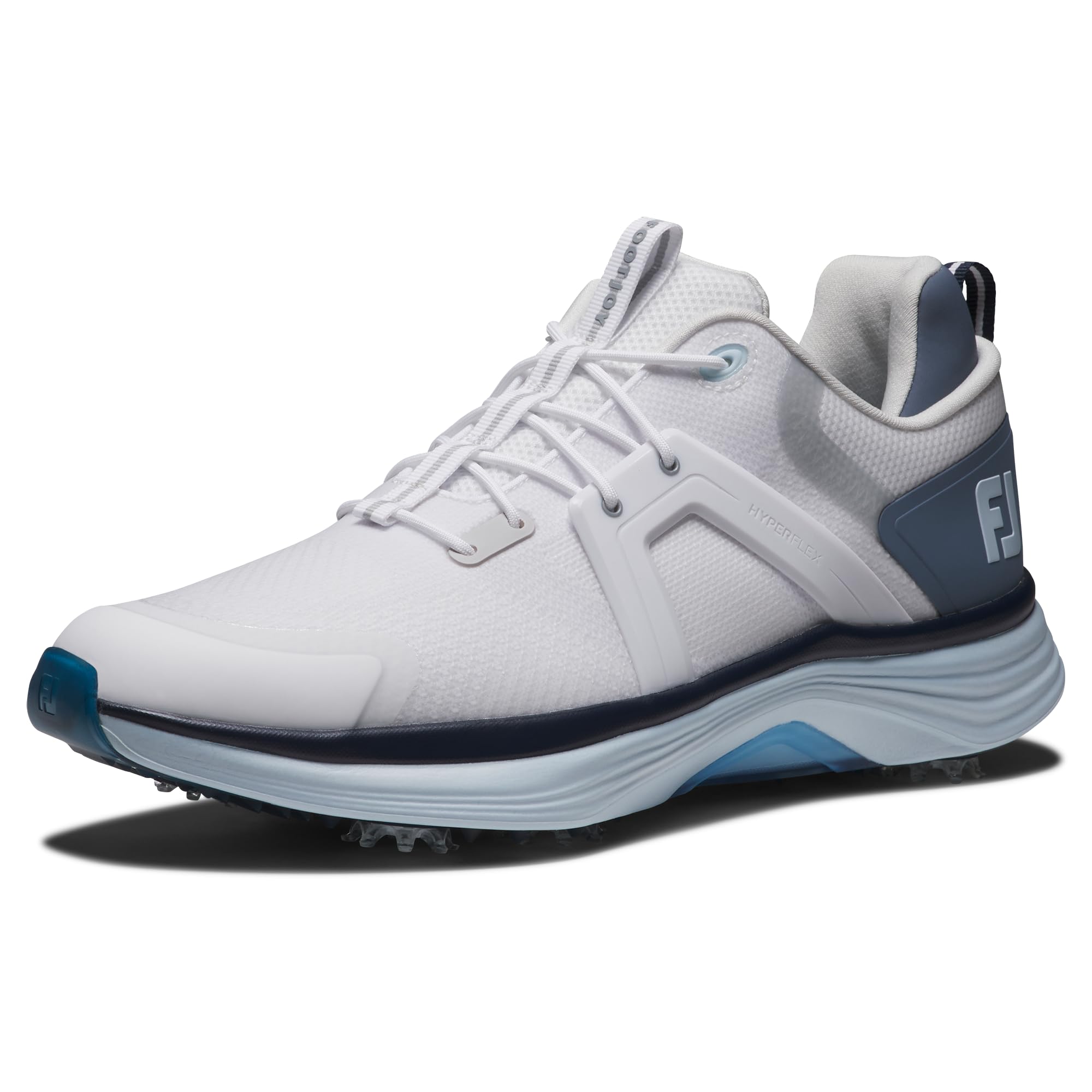 FootJoy Men's Hyperflex Golf Shoe, White/Slate/Blue, 10.5 for sale ...