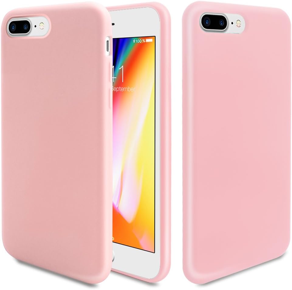 iPhone 8 Plus Case, Mutural Liquid Silicone Gel Rubber for iPhone7 ...