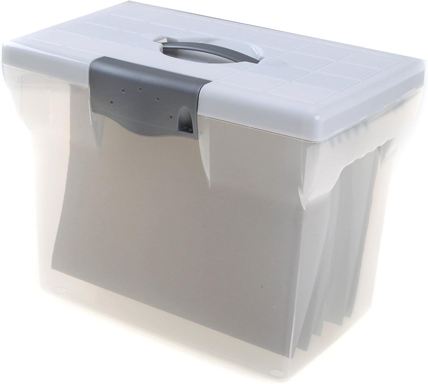 Pierre Henry File Box A4 5 Suspension Files - Color: Clear: Amazon.co ...