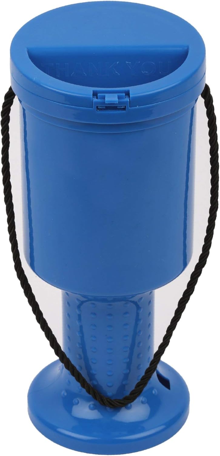 Hand Held Plastic Collection Box. Charity Box- Money Box (Light Blue ...