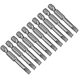uxcell 10 Pcs 2mm Slotted Tip Magnetic Flat Head Screwdriver Bits, 1/4 Inch Hex Shank 2-inch ...