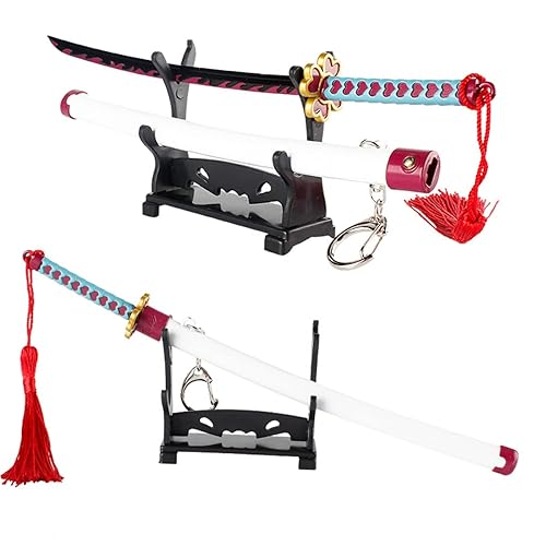 Sword Katana Keychains Anime Figure Tanjiro For Men Kimetsu No Yaiba ...