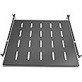 Amazon.com: 1U Sliding Shelf Tray 19in Mount Keyboard Shelf Tray ...