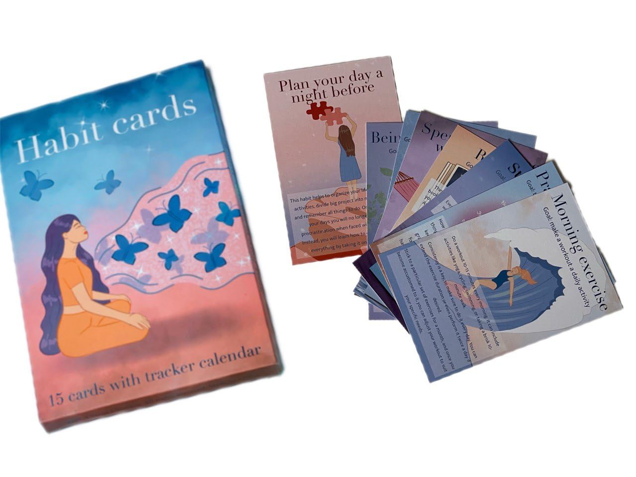 Mua Habit Tracker Flash Cards for Creating Healthy Routines - Healthy ...