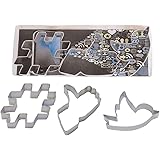 Amazon.com: Social Media Cookie Cutter Set, 4 Piece, Stainless Steel ...