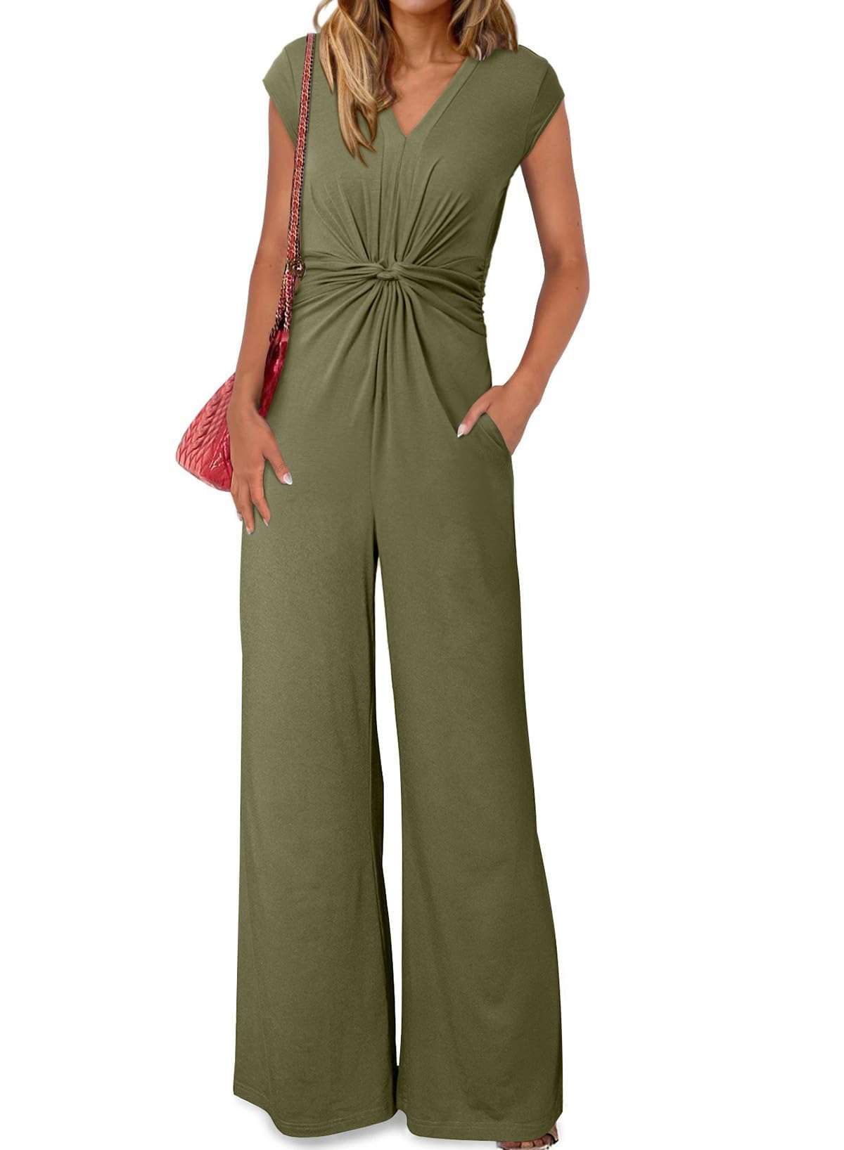 Happy Sailed Women's jumpsuits, rompers & overalls Formal V Neck ...