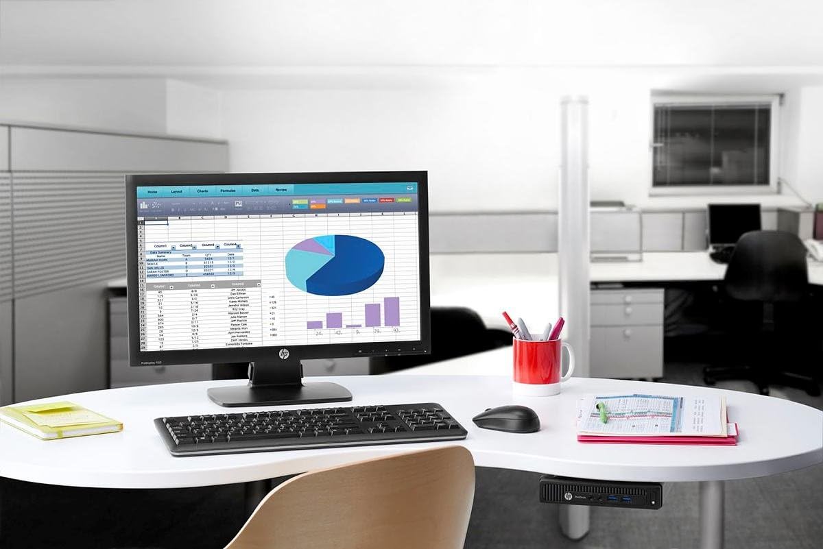 HP Desktop Mini Security/Dual VESA Sleeve – flat panel desk mounts (10 ...