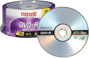 Amazon.com: Maxell 639011 4.7Gb Dvd+R Spindle : Electronics