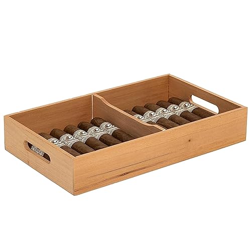 Humidor Supreme Spanish Cedar Cigar Tray with Air Circulation Slots ...