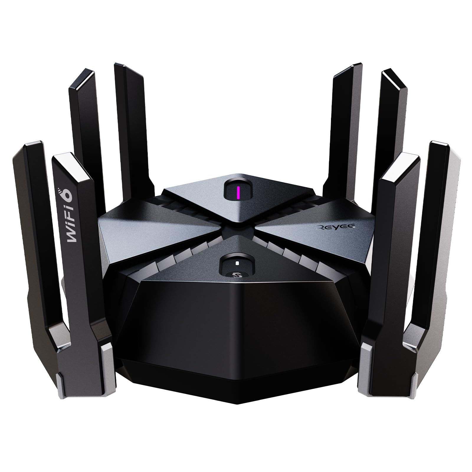 Reyee AX6000 WiFi 6 Router, Wireless 8-Stream Gaming Router, 8 FEMs, 2 ...