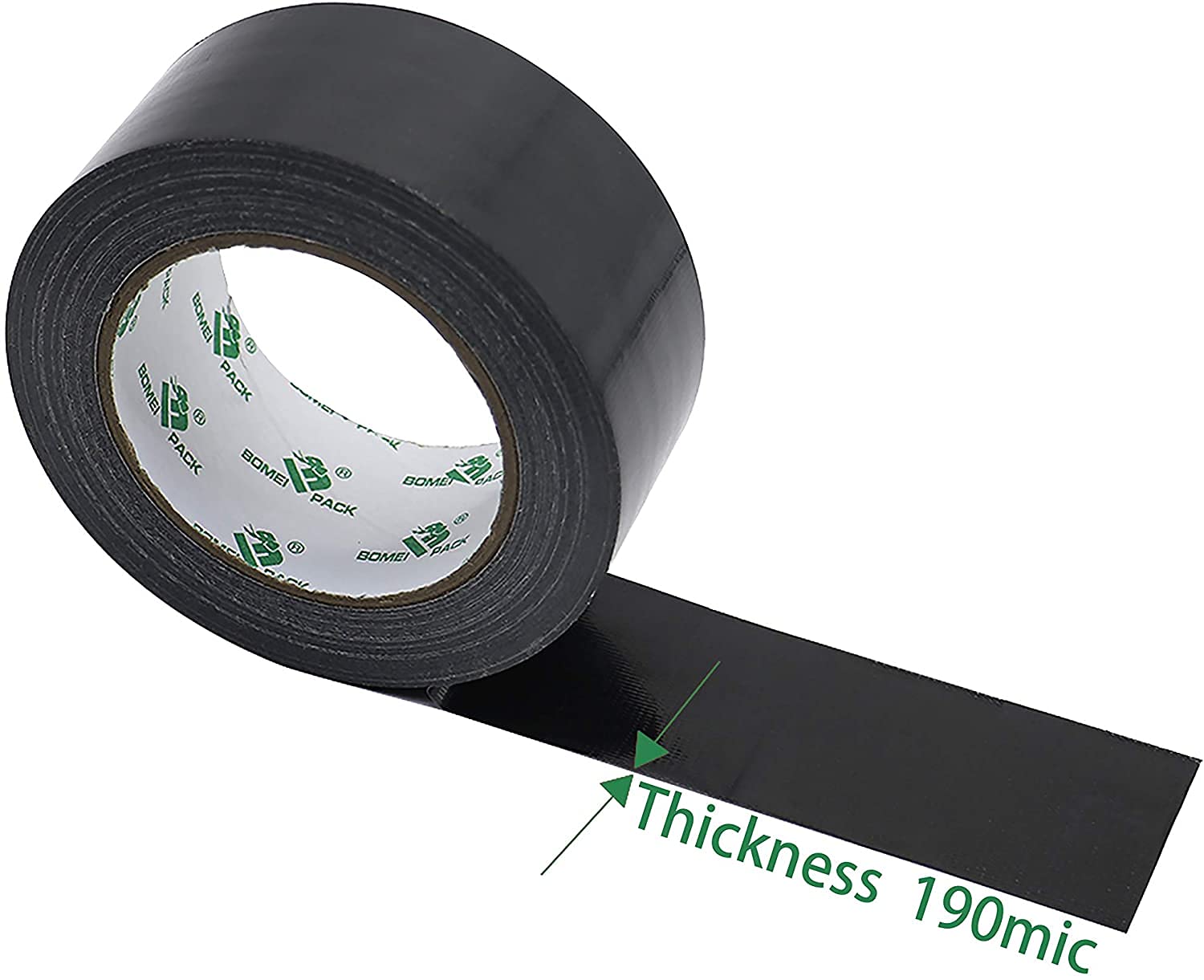 Mua BOMEI PACK Multi-Purpose Duct Tape Black Repair Tape 50 mm x 50 m 6 ...