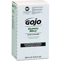 Amazon.com: GOJO Supro Max Hand Cleaner, Unscented, 2,000 Ml Pouch ...