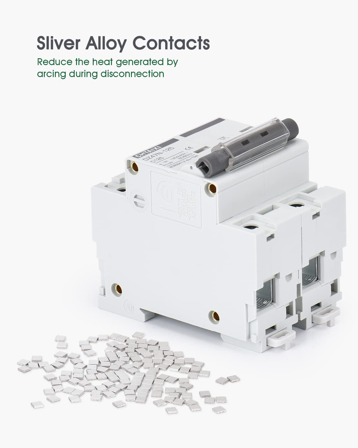 Mua AC Miniature Circuit Breaker, 125 Amp 120V/240V 2 Pole DIN Rail Mount Circuit Breaker ...