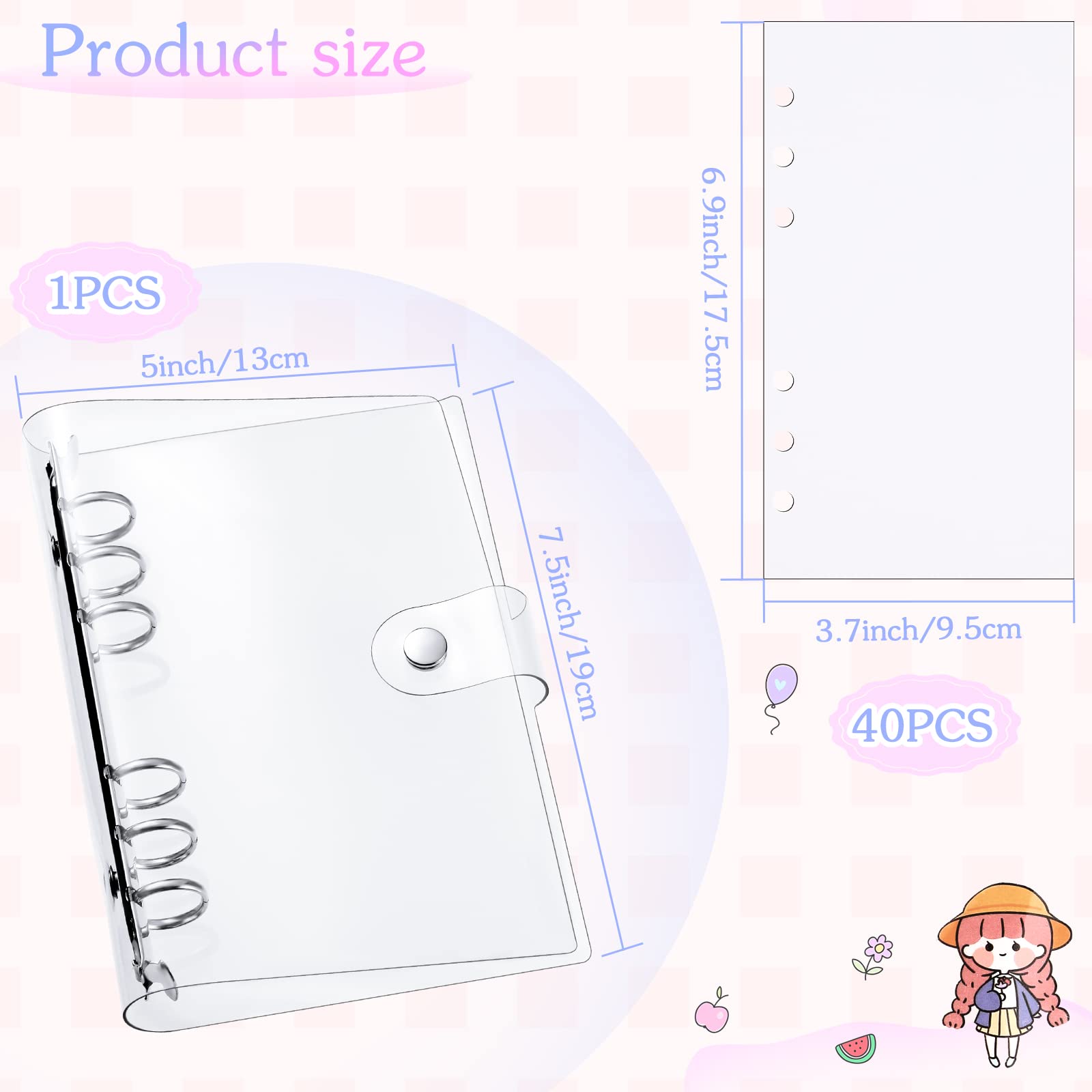 Mua Reusable Sticker Book Collecting Sticker Binder 40 Sheets PVC ...