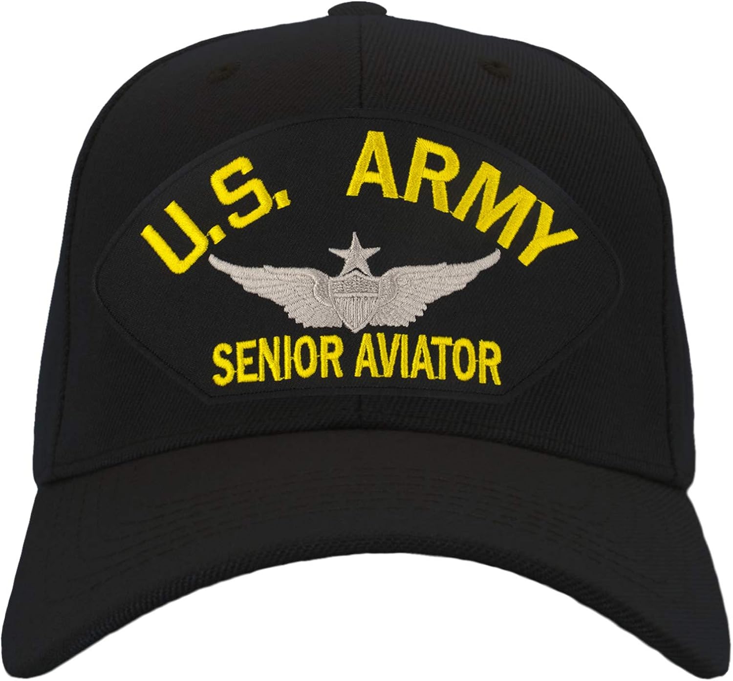PATCHTOWN US Army Senior Aviator Hat/Ballcap Adjustable One Size Fits ...