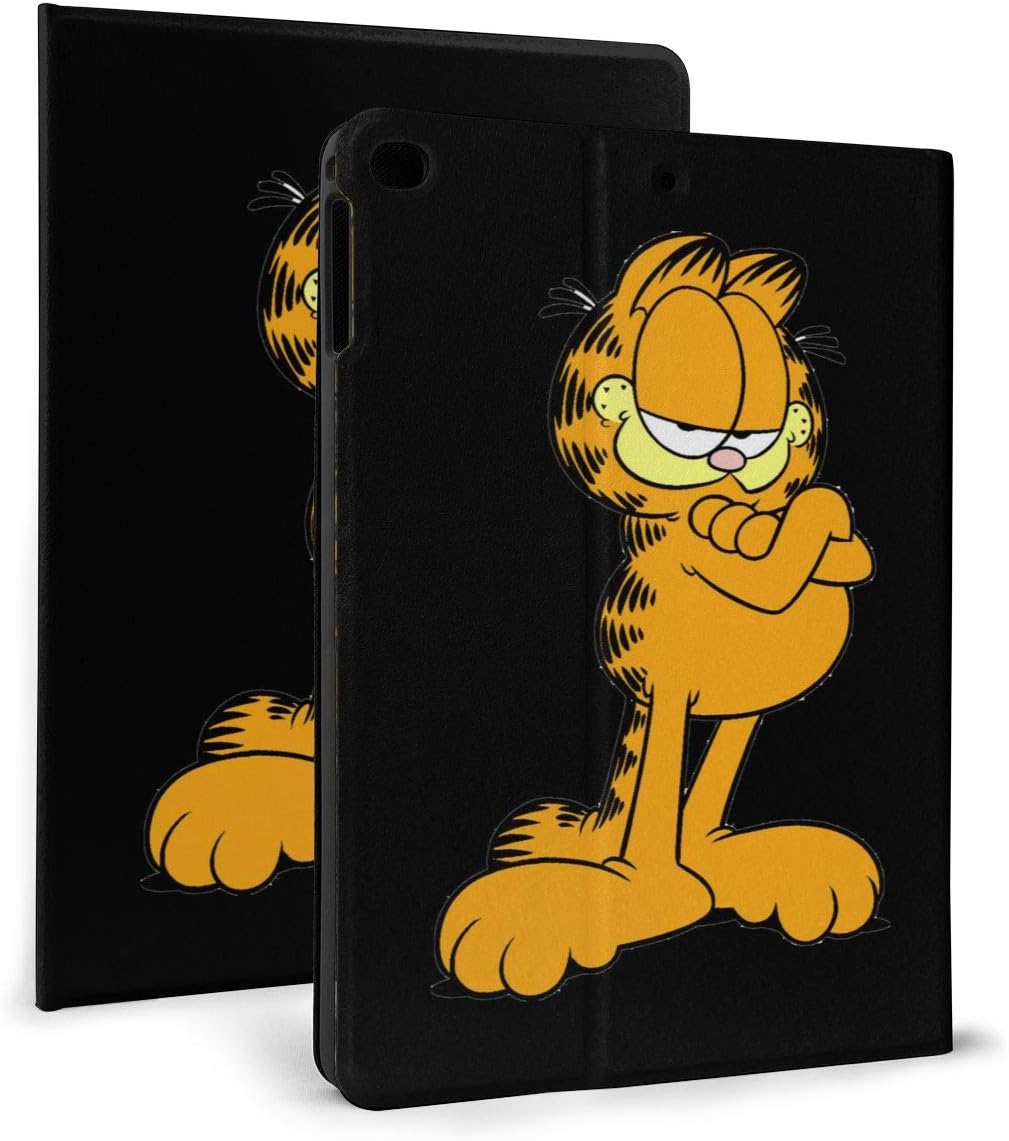 Amazon.com: Garfield iPad Case Microfiber Lining Hard Back Cover for ...