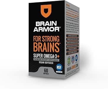 Amazon.com: Brain Armor - Super Omega-3 Vegan Softgel Capsules (60 ...