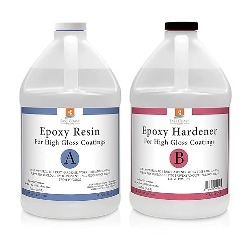 Epoxy Resin 2 Gallon Kit | 1:1 Resin and Hardener for High Gloss ...