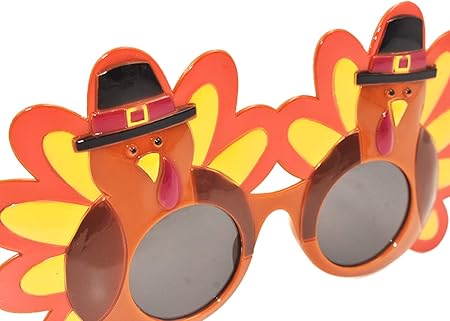 Amazon.com: ACE Select Creative Turkey Glasses Novelty Party Sunglasses ...