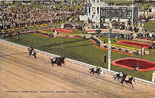Kentucky Derby Race, Churchill Downs Louisville, Kentucky, KY, USA Old ...