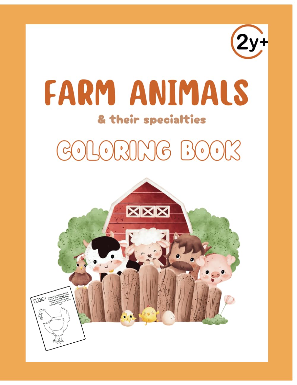 Mua Farm Animals and Their Specialties Coloring Book for Kindergarten ...