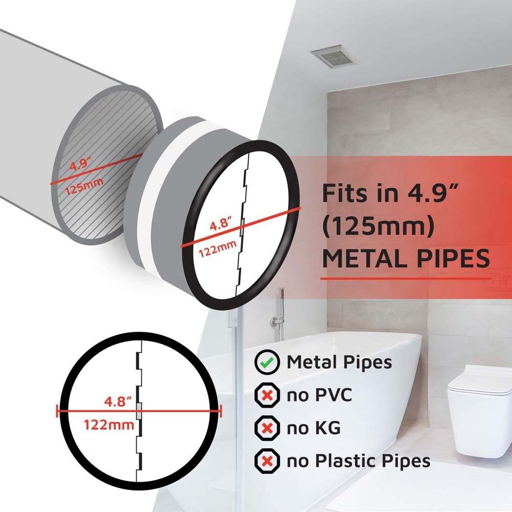 neverest RKI 5 Inch Backdraught Shutter Insertable Vent with Rubber Seal – BigaMart