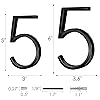 6 Inch Stainless Steel Floating House Number, Metal Modern House ...