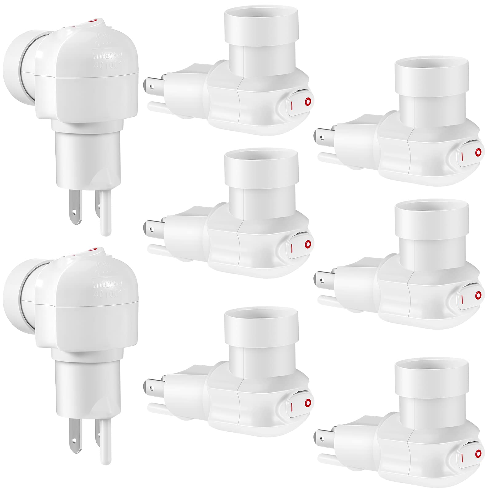 Plug in Light Socket, Outlet to Light Socket Adapter 3 Prong 360 ...