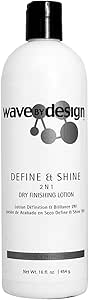 Amazon.com: Wave by Design Define & Shine 2 N 1 Dry Finishing Lotion ...