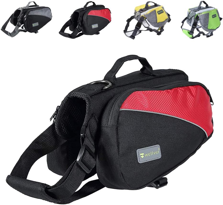 Wellver Hunderucksack Satteltasche Reisepaket für Wandern Wandern ...