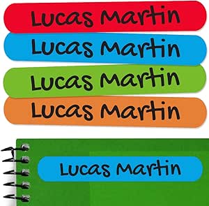 Amazon.com : 50 Colorful Labels to Mark Objects, 2.3 x 0.4 in. Stickers ...