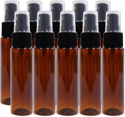 Amazon.co.jp： ease 保存容器 スプレータイプ プラスチック 茶色 30ml×10本: ビューティー