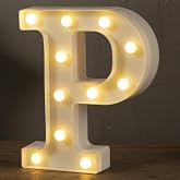 Amazon.com: HXWEIYE Light Up Letters D, LED Marquee Letters Lights Sign ...