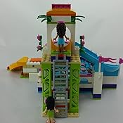 LEGO 41313 Friends Heartlake Summer Pool Party Set: Amazon.co.uk: Toys ...