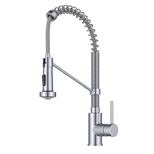KRAUS Bolden Commercial Style 2-Function Single Handle Pull Down ...